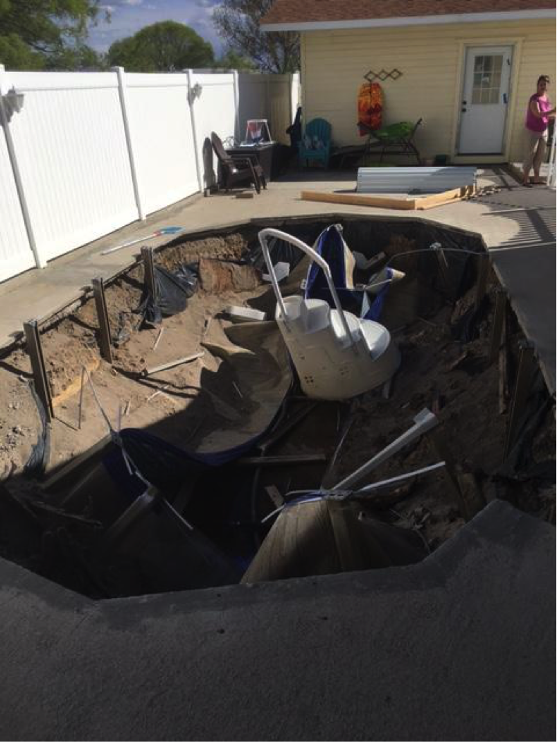 Pool Collapse in Grand Junction, CO